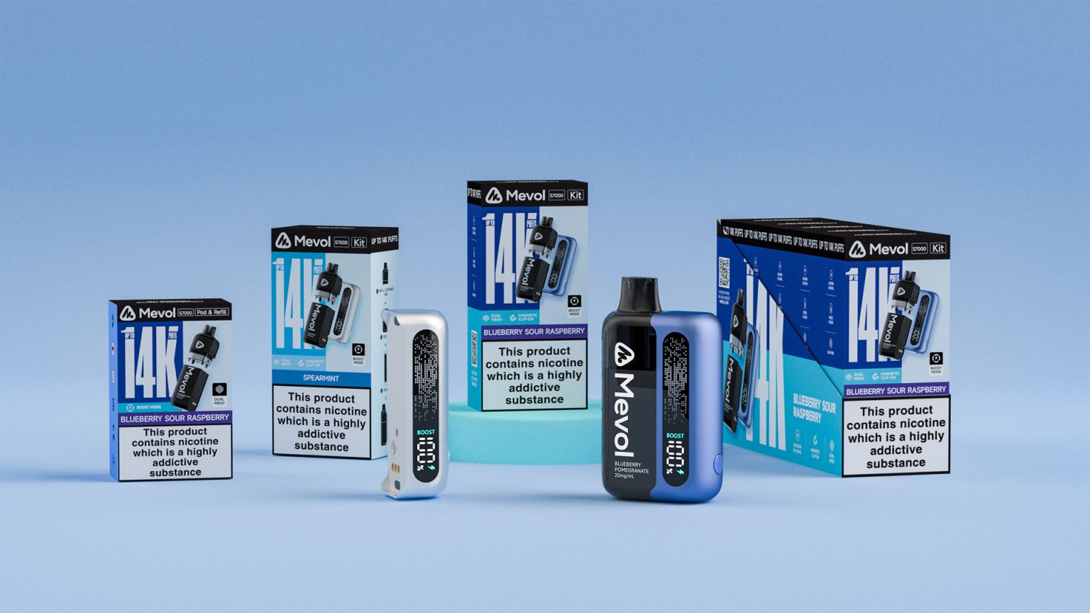 Mevol S7000: Up to 14000 Puffs - TPD - Compliant Vaping Bliss